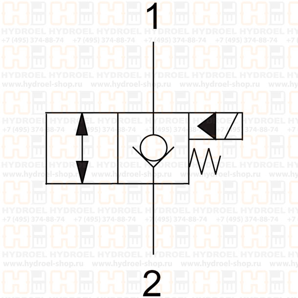 Двухлинейный клапан с дискретным электроуправлением E08N-26T IM000112217